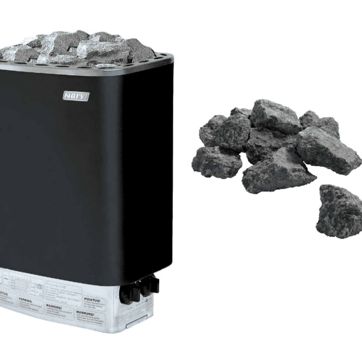 Narvi NM sauna sähkökiuas 6kW (sis. kivet) – Palmako OY